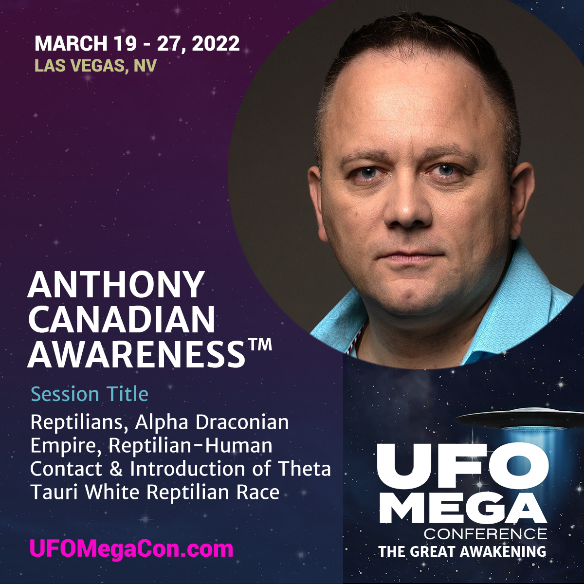 At 2022 UFO Mega Conference in Las Vegas, NV – CANADIAN AWARENESS™